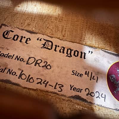 Core DR20 Flame Maple Dragon 4/4 Violin Outfit | Reverb