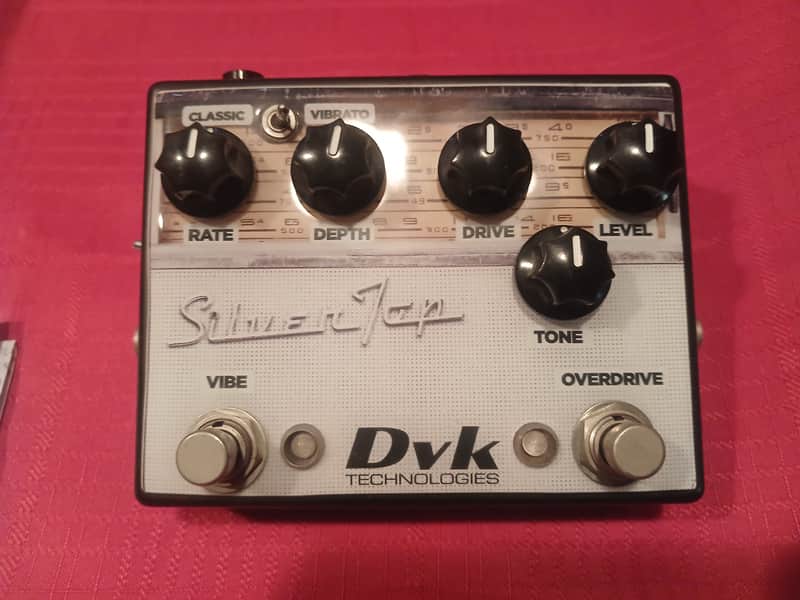 DVK Technologies Silver Top - Overdrive/Vibe pedal | Reverb