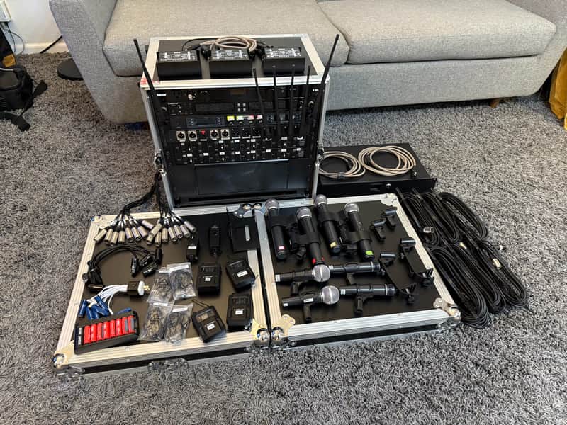 Complete Digital Mixer and Wireless IEM Rack System | | Reverb