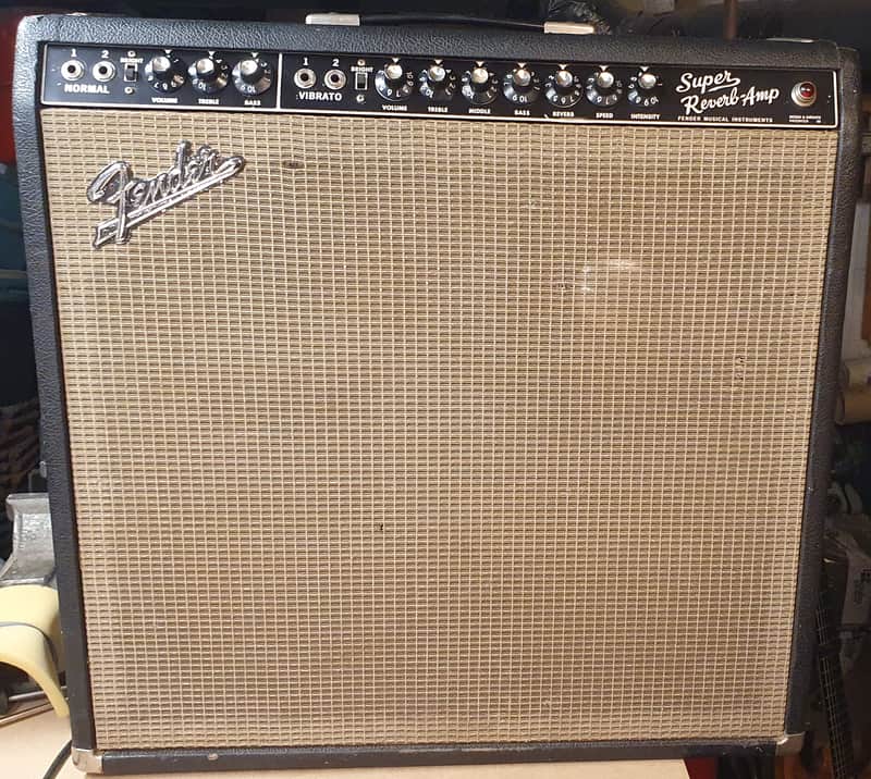 Fender Super Reverb 2-Channel 40-Watt 4x10" Guitar Combo 1963 | Reverb