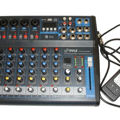 Pyle PMXU83BT Bluetooth 8-Channel Studio Mixer | Reverb