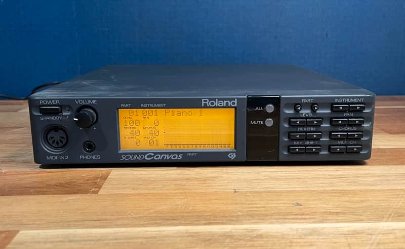 Roland Sound Canvas SC-55 MIDI Sound Generator - Black | Reverb