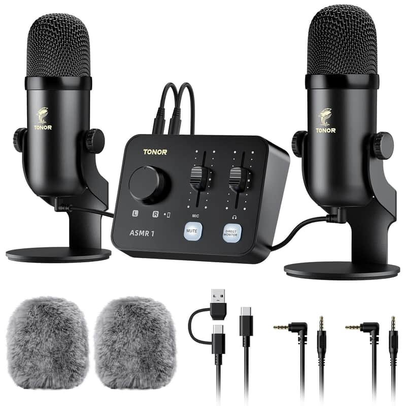 Asmr Equipment Bundle With Audio Interface, Dual Condenser | Reverb