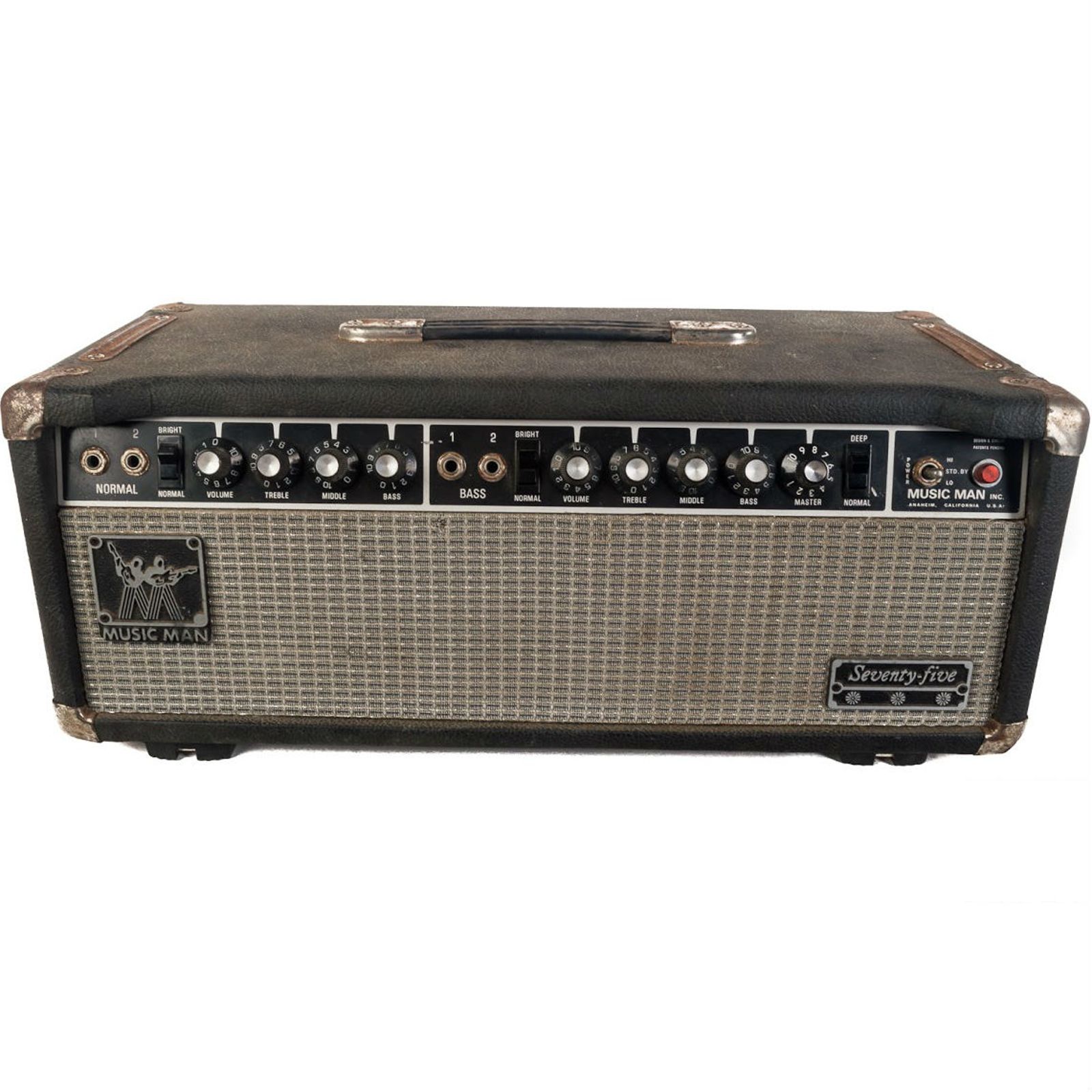 Music Man Seventy-Five 2-Channel 75-Watt Guitar Amp Head 1980 | Reverb