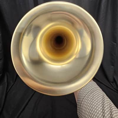 Adams A4 Custom Bb Trumpet w/ Satin Gold Brass Bell, Nickel | Reverb