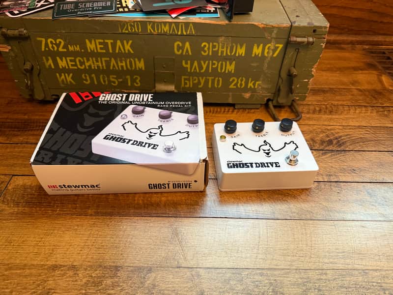 Completed StewMac Ghost Drive Pedal Kit 2022 With battery | Reverb