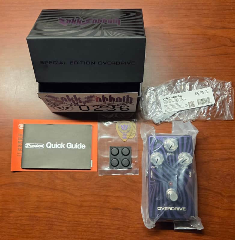 MXR WA44ZSSE Wylde Audio Zakk Sabbath Overdrive 2026 - Purple | Reverb
