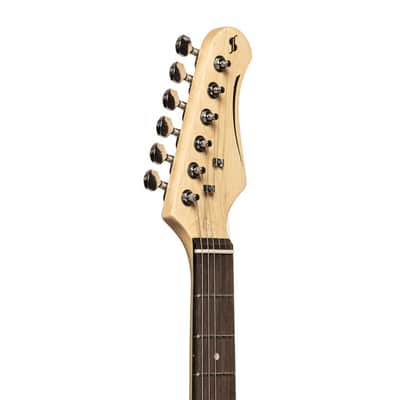 Stagg Standard S Electric Guitar In Black - Classic Design | Reverb