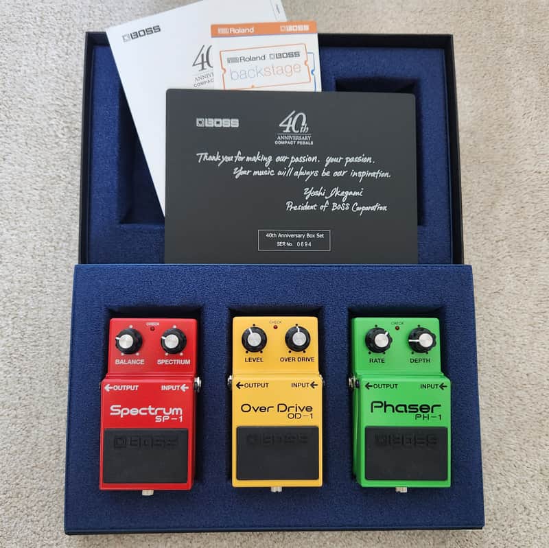 BOSS OD-1 SP-1 PH-1 Overdrive Spectrum Phaser Box Set | Reverb