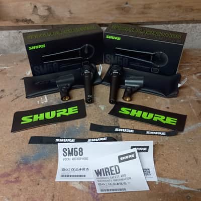 Shure SM58 Handheld Cardioid Dynamic Microphone - Black | Reverb