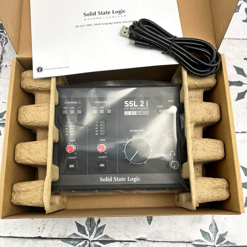 Solid State Logic SSL2 MKII USB Audio Interface • MINT | Reverb