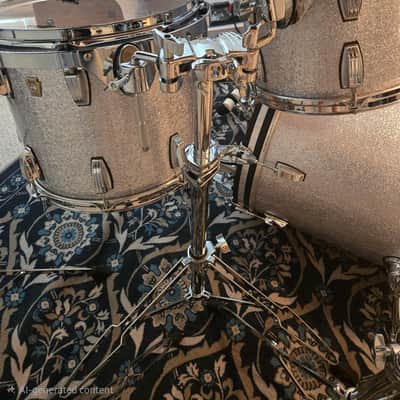 Ludwig Classic Maple 5pc Drum Kit w/2 Double Tom Stands & | Reverb