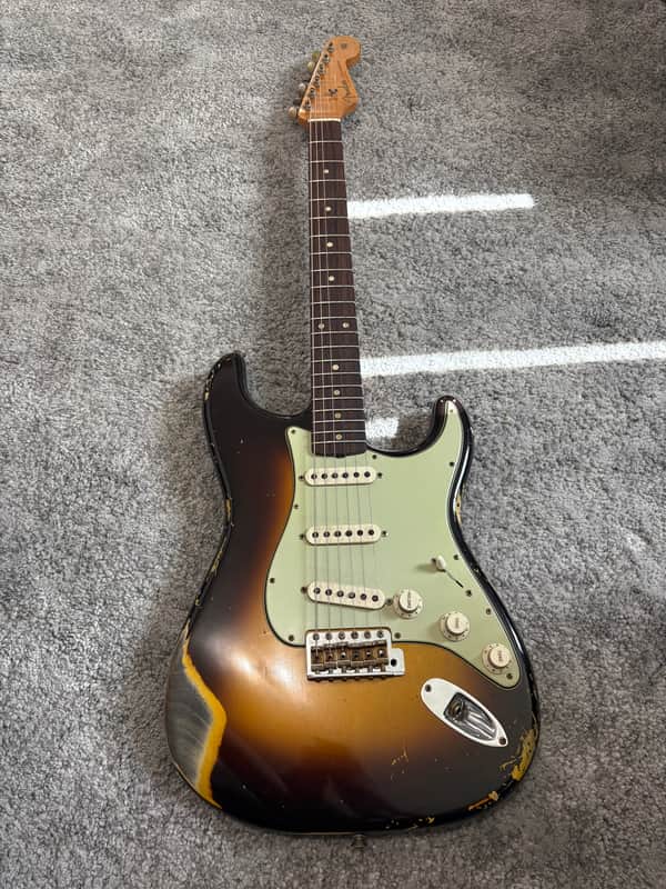 Fender Custom shop Stratocaster partscaster chocolate | Reverb