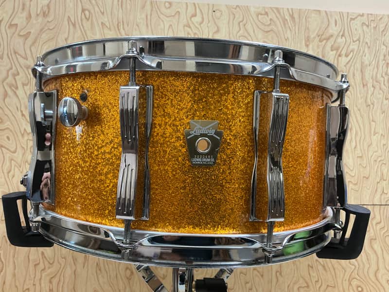 Ludwig Classic Maple 1989 - Gold Sparkle | Reverb