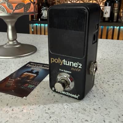 TC Electronic PolyTune 2 Noir Mini Polyphonic Guitar Tuner | Reverb