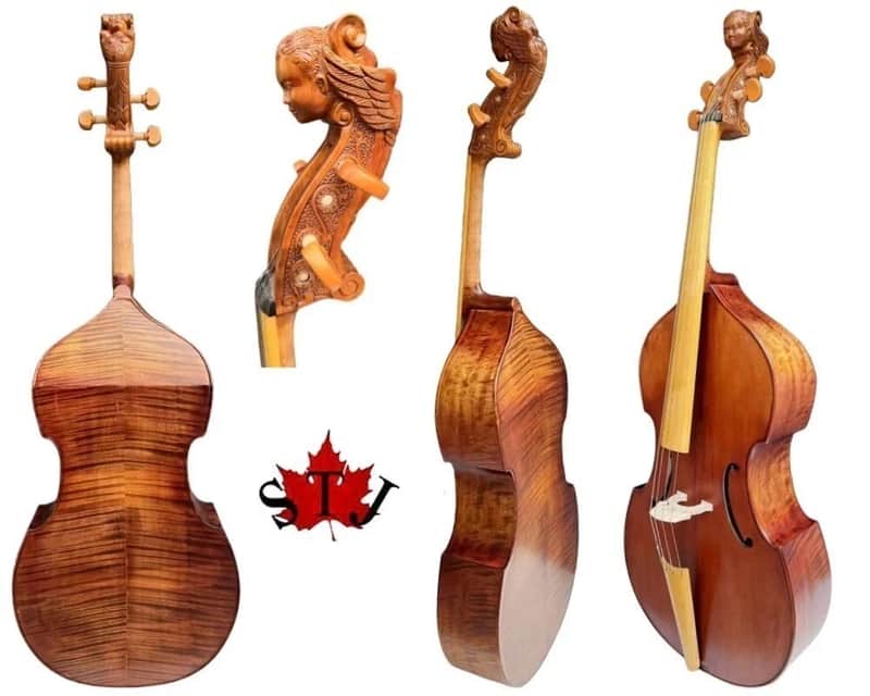 Baroque style Viol,Carved scroll SONG Maestro 4 String Viola | Reverb