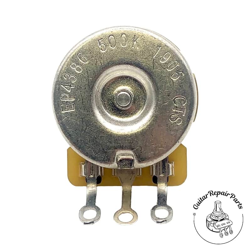 CTS 500K Potentiometer, Audio Taper, Dimpled, 3/8" Bushing, | Reverb