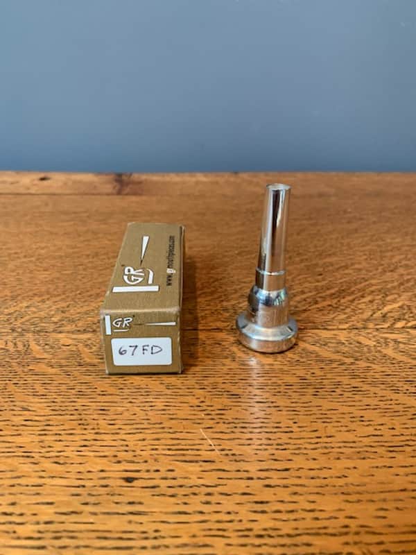 GR 67FD trumpet mouthpiece Silver | Reverb