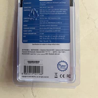 CME Pro WIDI Master Bluetooth Wireless MIDI Interface | Reverb