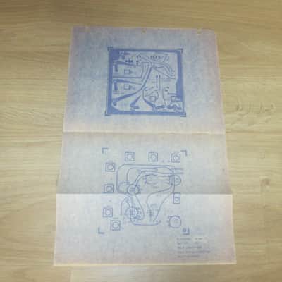 E-Mu Systems Modular Synthesizer - 2 Original Blueprints - | Reverb