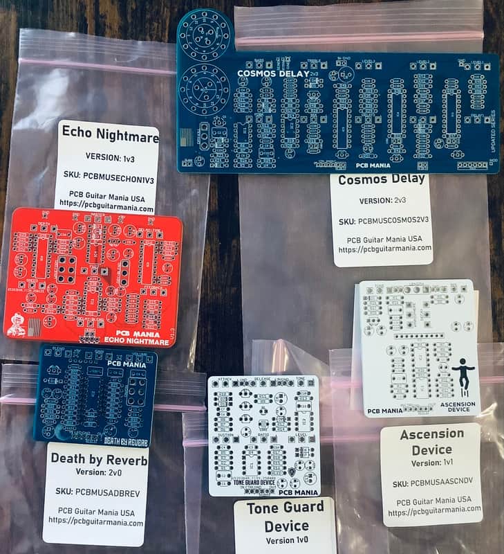 PCB Guitar Mania Delay & Reverb PCB LOT 2025 | Reverb