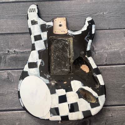 Squier Bullet Stratocaster Body Checkerboard Finish | Reverb Canada