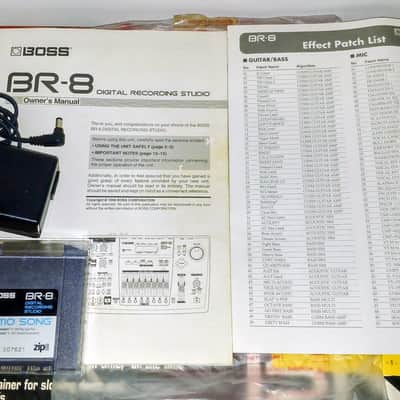 Boss BR-8 8 Track Digital Recording Studio with Case 62 Zip | Reverb