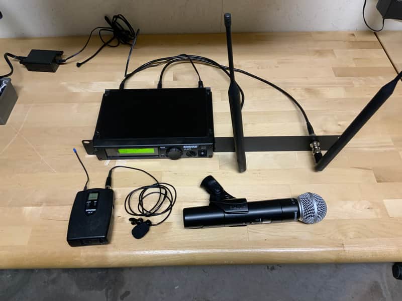 Shure ULXP 124 Wireless Mic Combo Handheld and BodyPack - G3 | Reverb