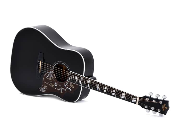 Sigma DM-SG5-Black - Electro Acoustic Guitar | Reverb