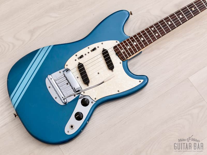 1970 Fender Competition Mustang Competition Burgundy + | Reverb