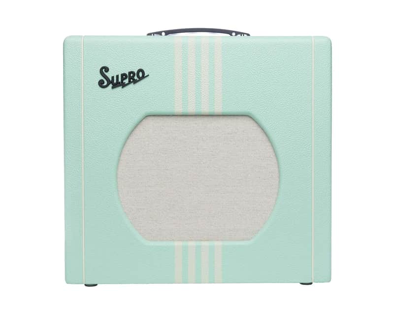 Supro Delta King 12 Guitar Amplifier - Seafoam/Cream | Reverb