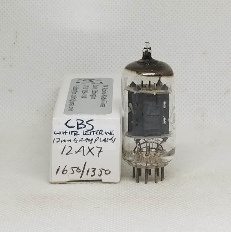 CBS 12AX7 Gray Plate Balanced Single NOS ECC83 12AX7A | Reverb