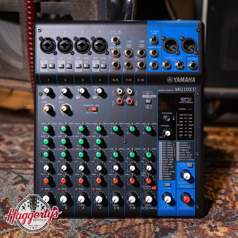 Yamaha MG10XU 10 Channel Analog Mixer | Reverb