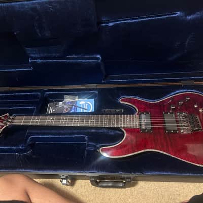 Schecter Hellraiser C-1 FR S Sustainiac - Black Cherry | Reverb