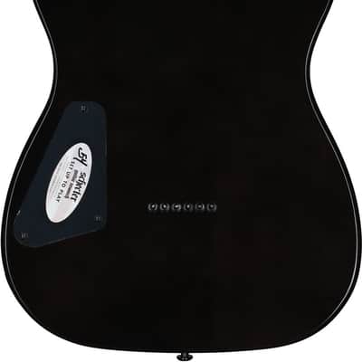Schecter PT Standard Electric Guitar - Black Fade Burst Burl | Reverb