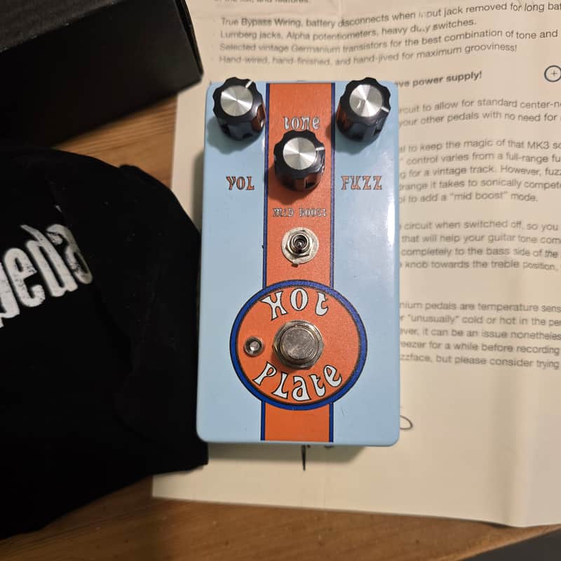 JDM Pedals Hot Plate Tonebender MkIII 2020s - Gulf Colours | Reverb