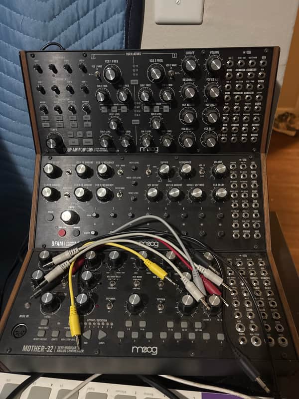 Moog Sound Studio 3 Mother-32 / DFAM / Subharmonicon 2021 - | Reverb