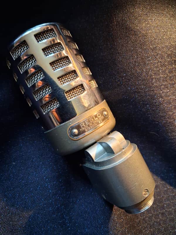 Vintage 1950s Reslo RV ribbon microphone. Excellent | Reverb
