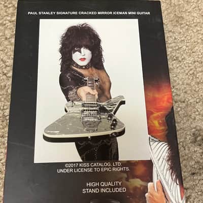 Axe Heaven Kiss Paul Stanley Cracked Mirror Iceman Mini | Reverb