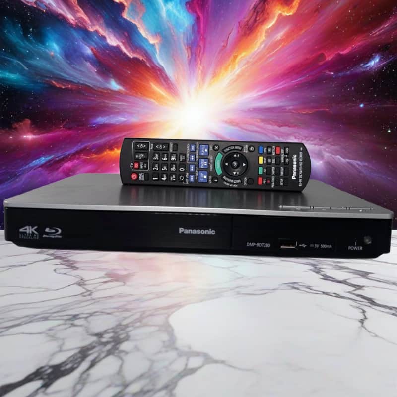 Panasonic DMP-BDT280 SMART 3D Blu-Ray DVD Player Built In 4K | Reverb