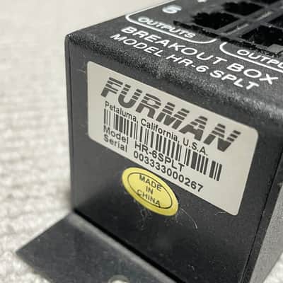 Furman HR-6 SPLT Star Module Cable Connection Splitter for | Reverb