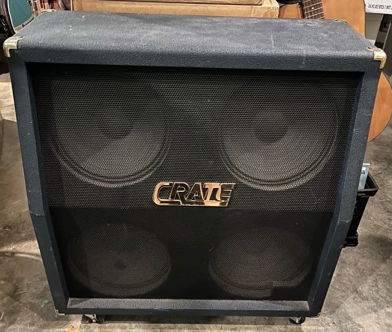 Crate Blue Voodoo Cab BV412S eminence 4x12 guitar cabinet | Reverb