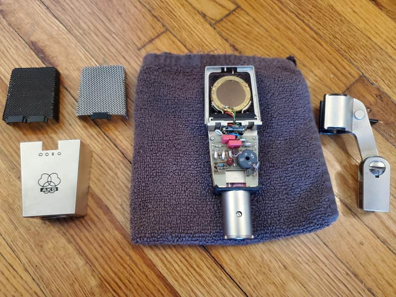 AKG C414 EB with Brass CK12 Capsule Vintage | Reverb