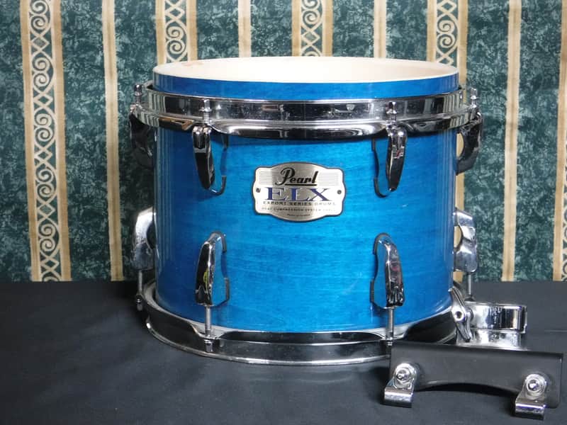 Pearl ELX 2000's - BLUE MIST LACQUER 10" x 8". I.S.S. | Reverb