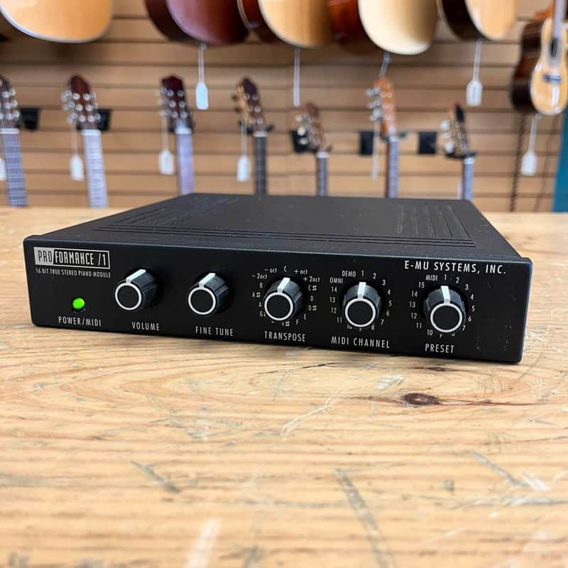 E-MU Systems Proformance /1 Model 9101 Half-Rack Sound Module | Reverb