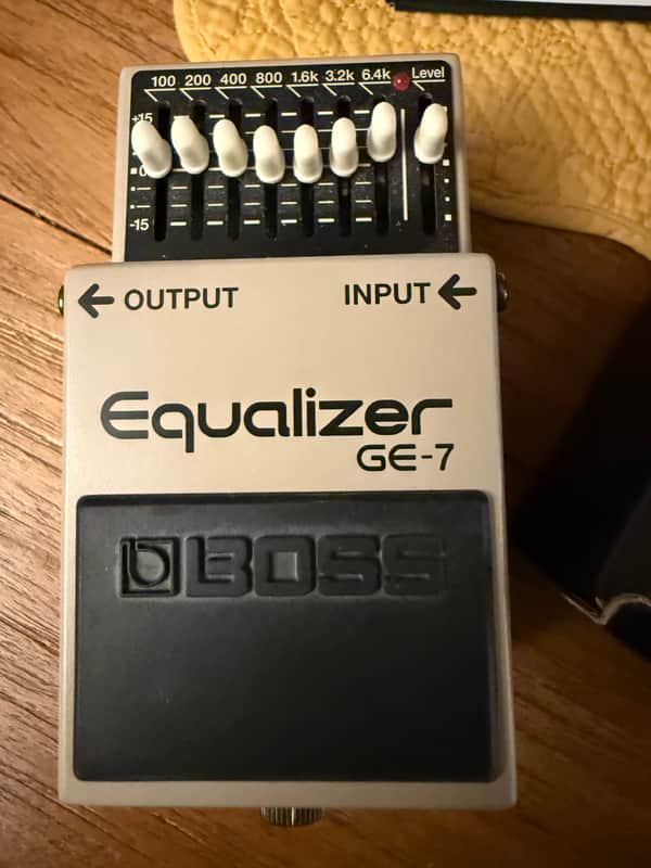 Boss GE-7 Equalizer (Black or Silver Label) 1997 - Present - | Reverb