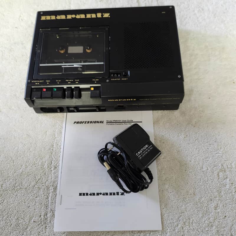 Nea rMint Rebuilt Marantz PMD101 Full & 1/2 Speed Cassette | Reverb