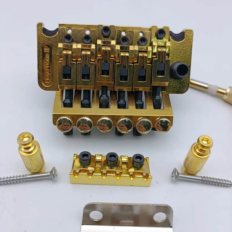 Gold Floyd Rose II Guitar Double Locking Bridge | Reverb Australia