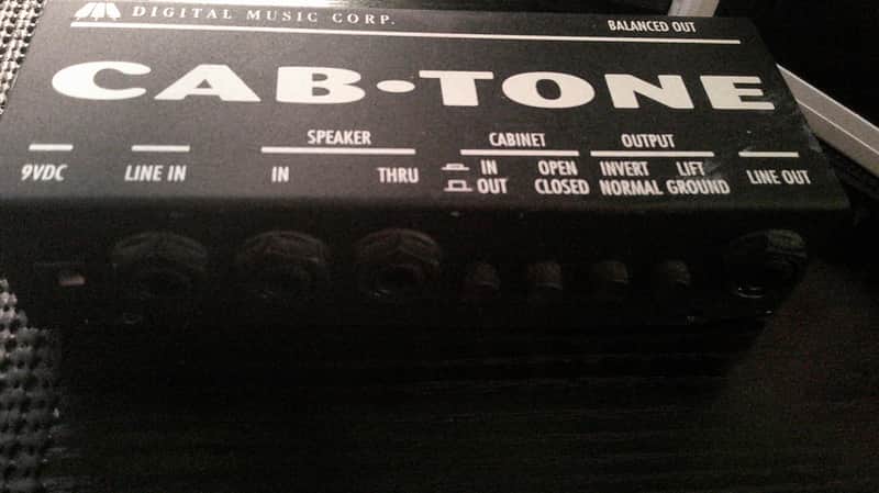 Vintage 1990s CAB TONE Direct Box cabinet sim pedal - Black | Reverb