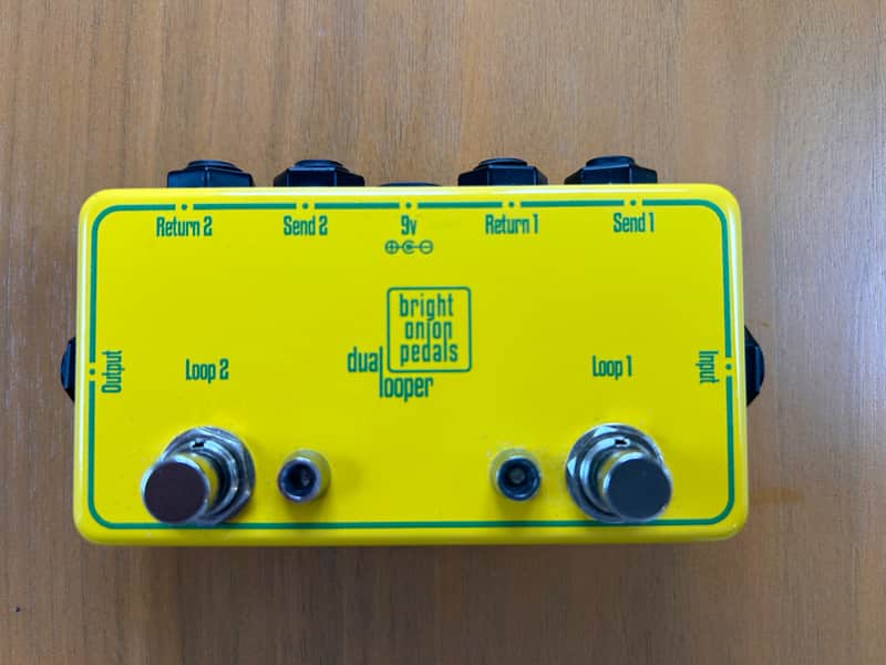 Bright Onion Pedals Dual True Bypass Looper | Reverb